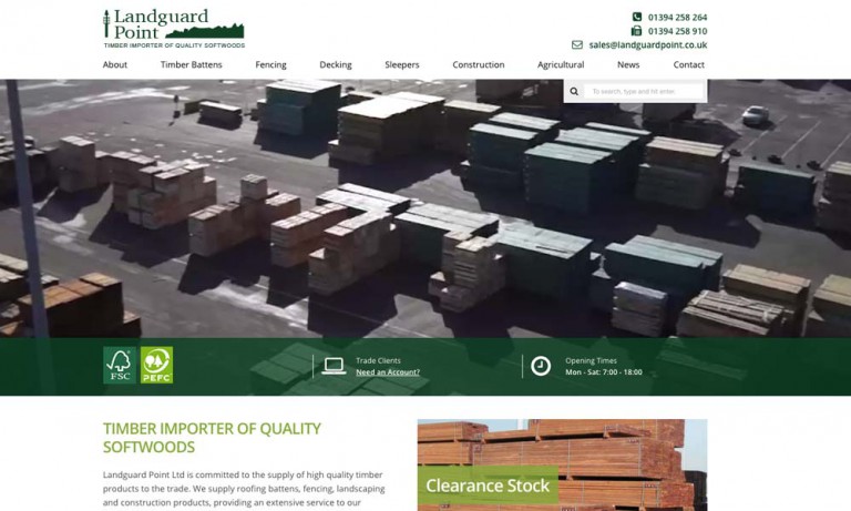 Welcome to Our New Website | Landguard Point